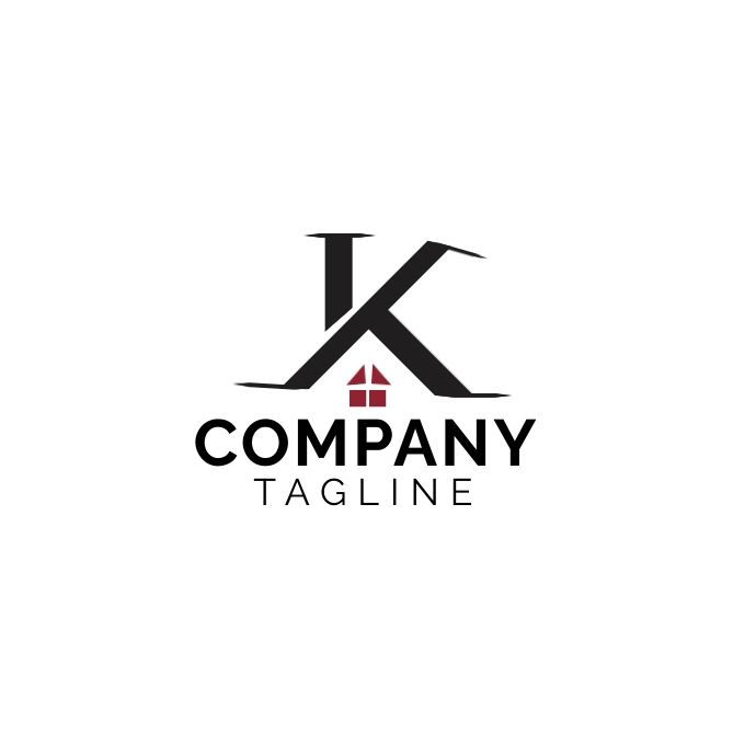 Copy of K logo design| Company logo | PosterMyWall